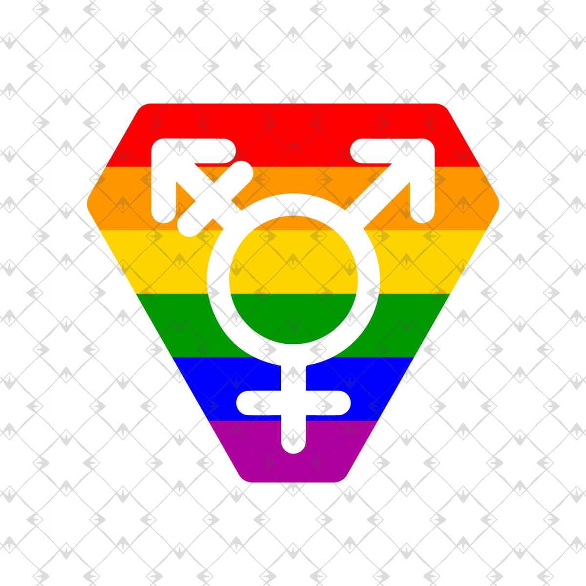 Transgender Symbol Svg, Lgbt Svg, Rainbow Svg, Heart Rainbow | Inspire ...