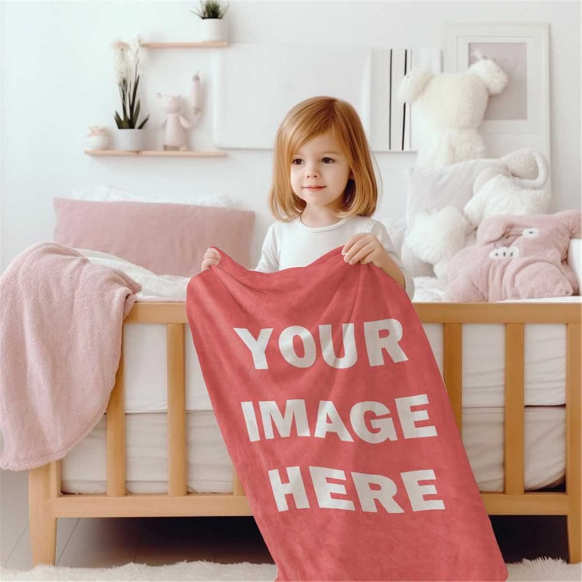 Personalized Photo Text Blanket, Create Your own Collage Pho | Inspire ...
