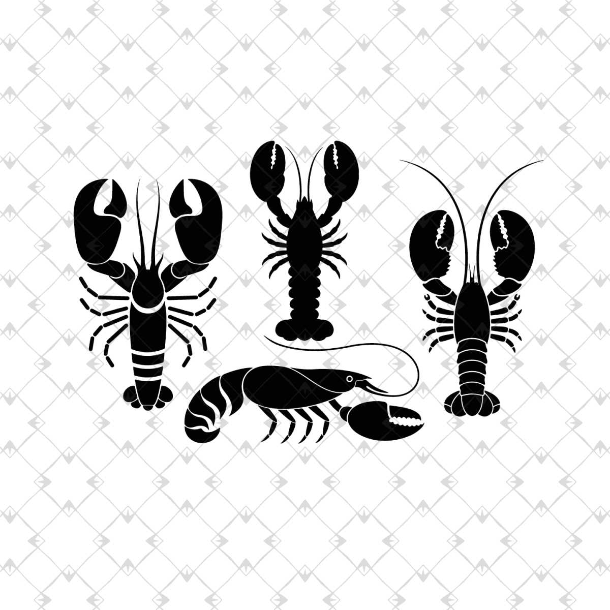 Lobster Svg, Lobster Fish Svg, Crawfish Svg, Fish Svg | Inspire Uplift