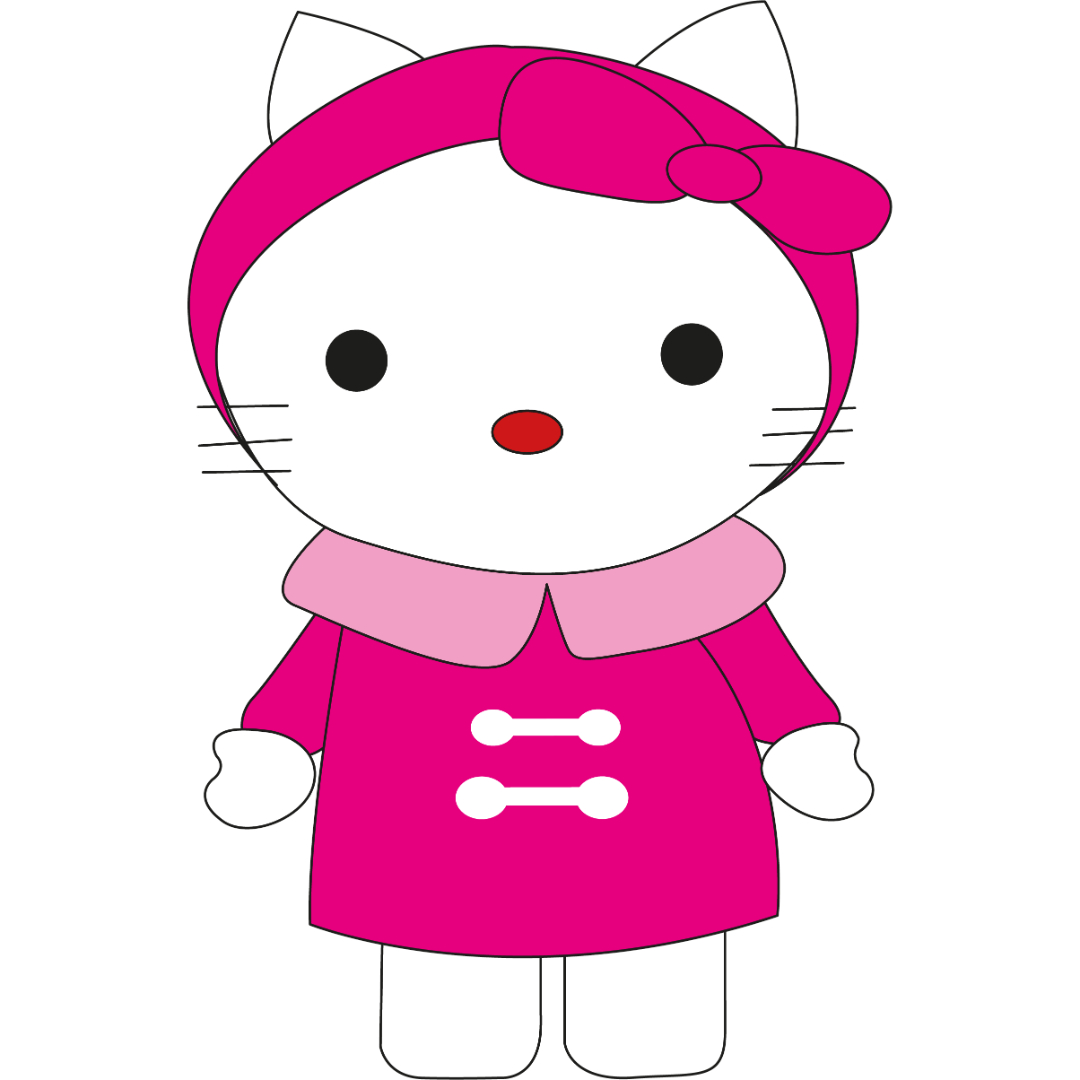 Hello Kitty Svg Hello Kitty Svg File Kitty Svg Cat Svg C Inspire