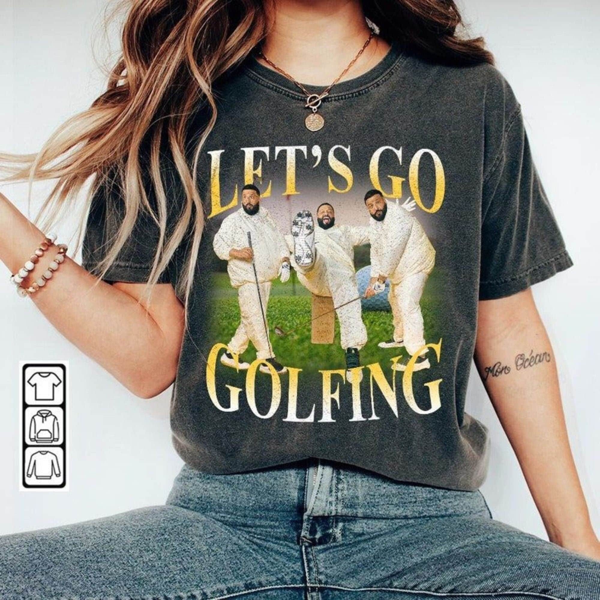Vintage Lets Go Golfing Dj Khaled Shirt, DJ Khaled Golfing T - Inspire ...