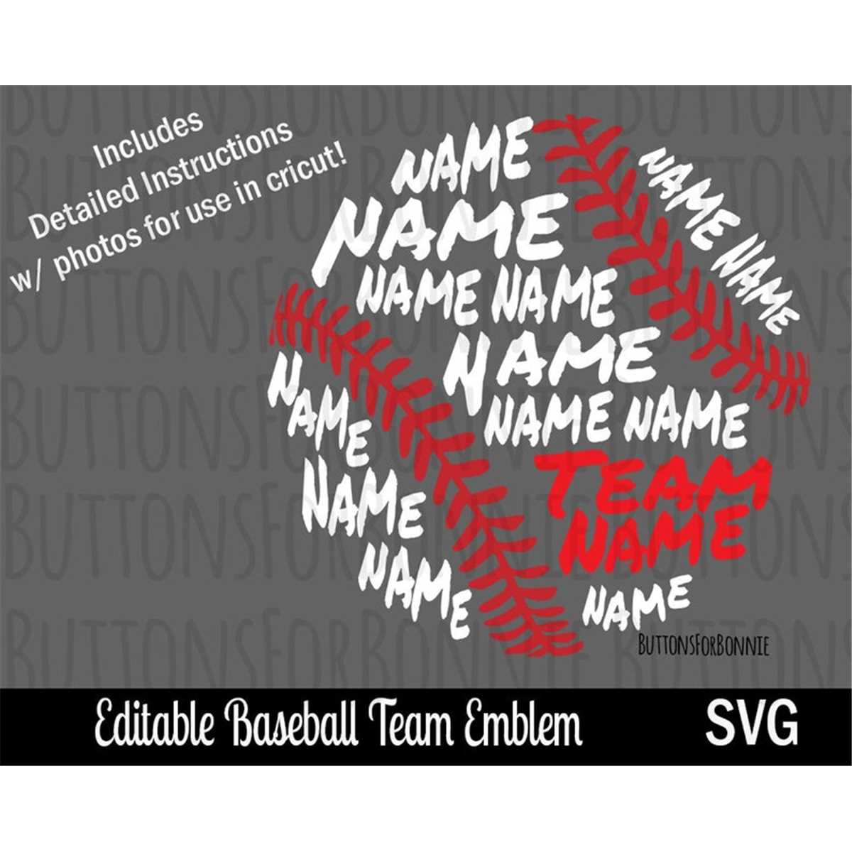 baseball svg, template, cricut, all star svg, all star champ - Inspire ...