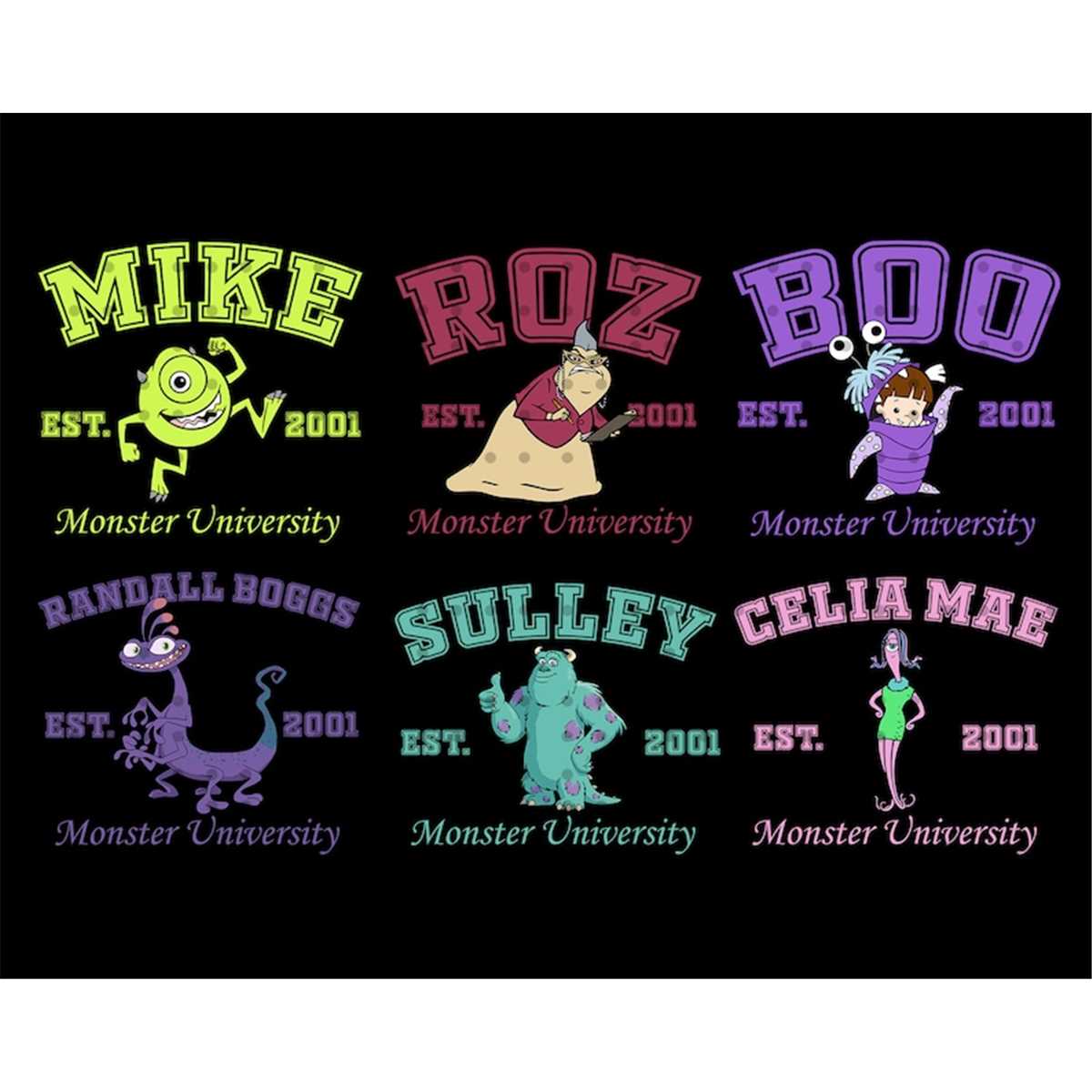 Retro Monsters Svg, Family Vacation Svg, Monsters Company Sv - Inspire ...