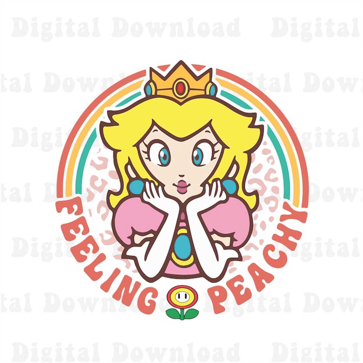 Retro Feeling Peachy Png, Magical Kingdom Png, Princess Subl - Inspire ...