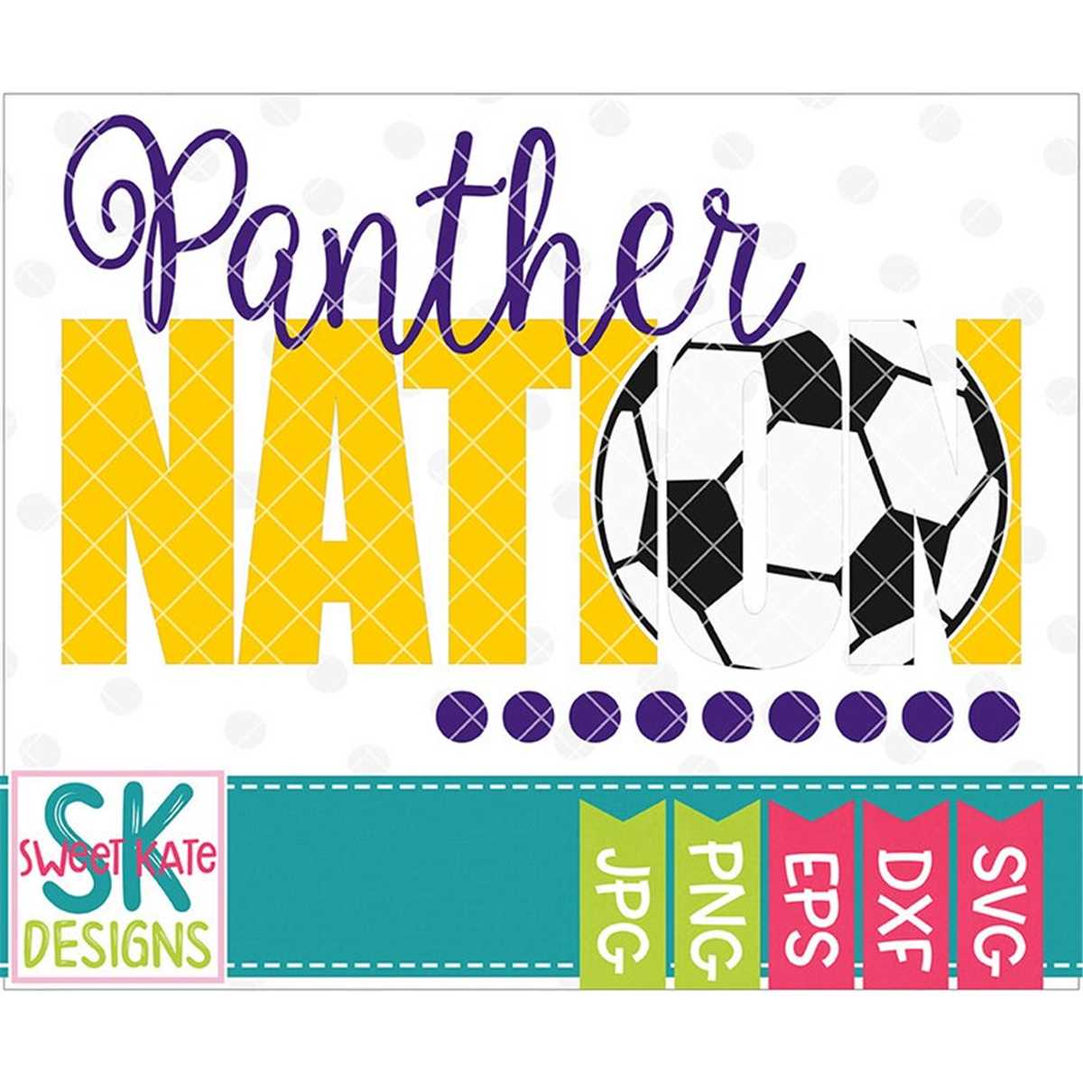 Panther Nation SVG, Soccer Ball svg, Cricut svg, Silhouette | Inspire ...