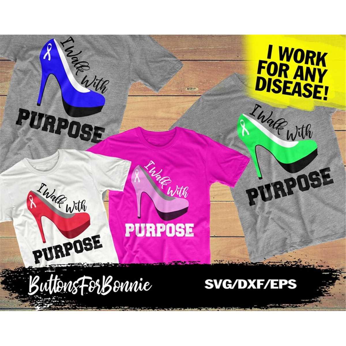 Cancer Awareness svg, disease awareneee, shoe svg, walk, hig | Inspire ...