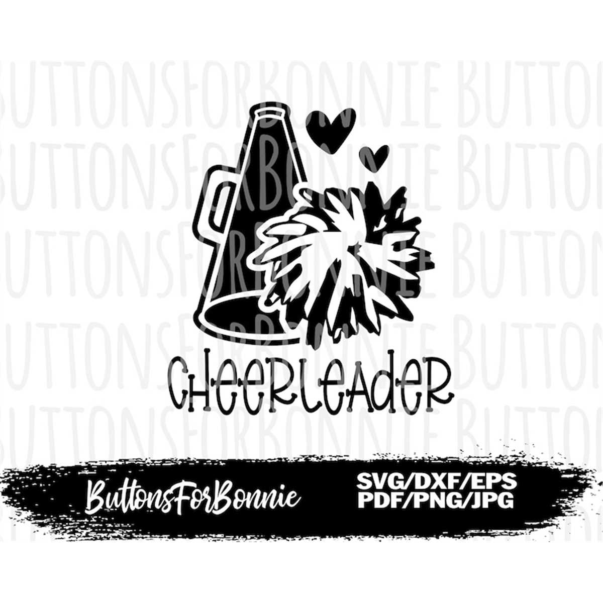 cheerleader svg, cheer poms, megaphone, heart, shirt design, | Inspire ...