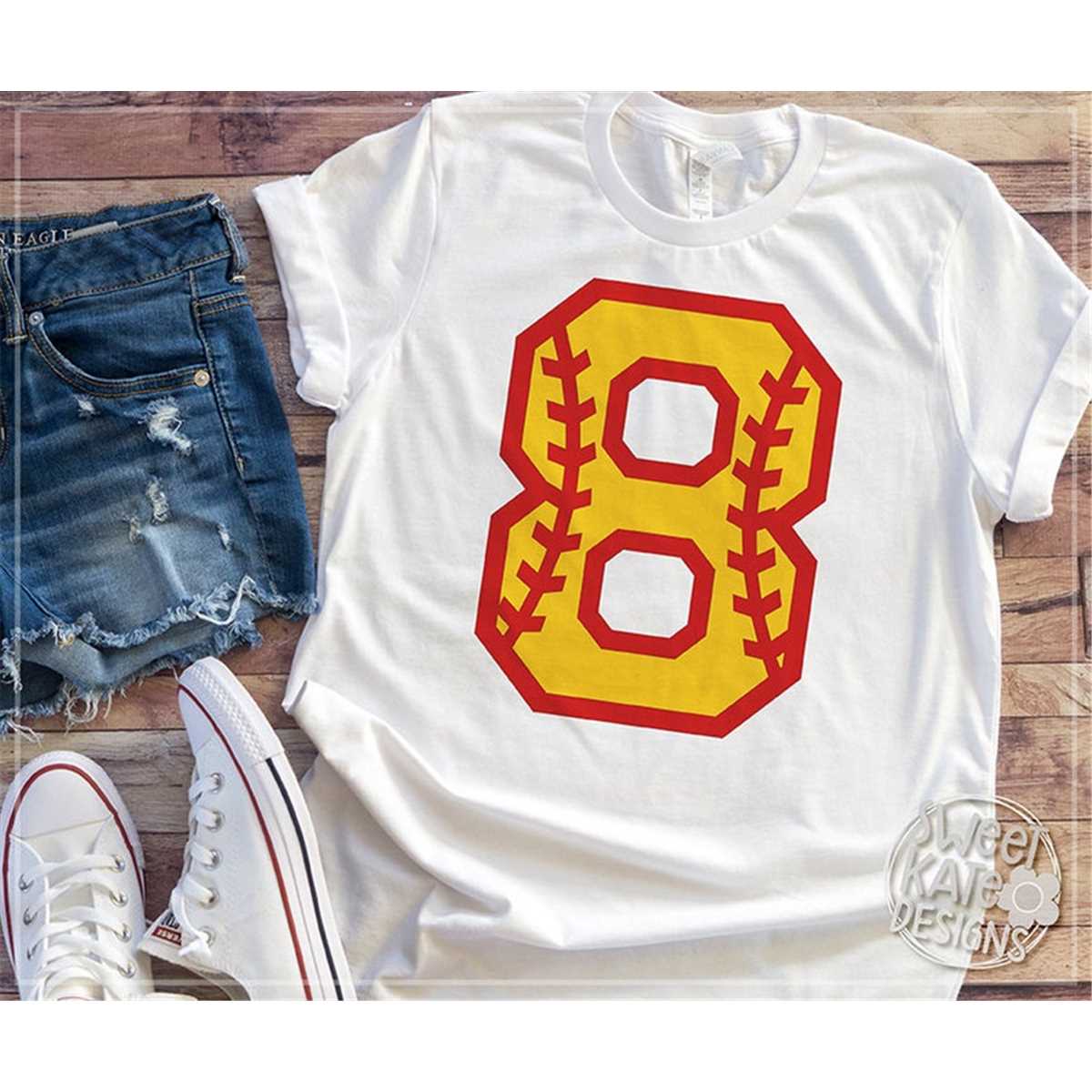 Softball Numbers, SVG, dxf, EPS, png, JPG, htv, Heat Transfe - Inspire ...