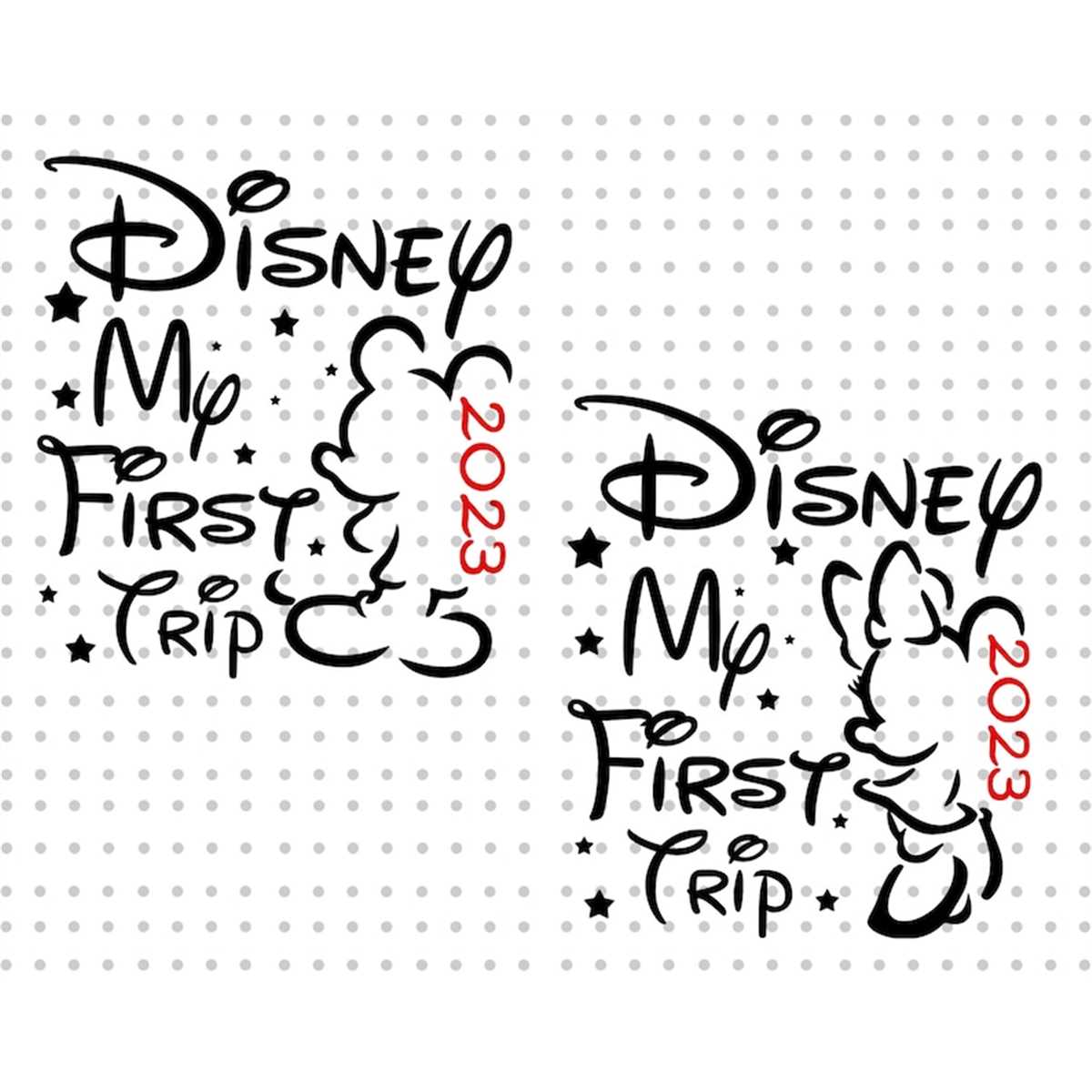 Bundle My First Trip 2023 Svg, Family Vacation Svg, Family T - Inspire ...