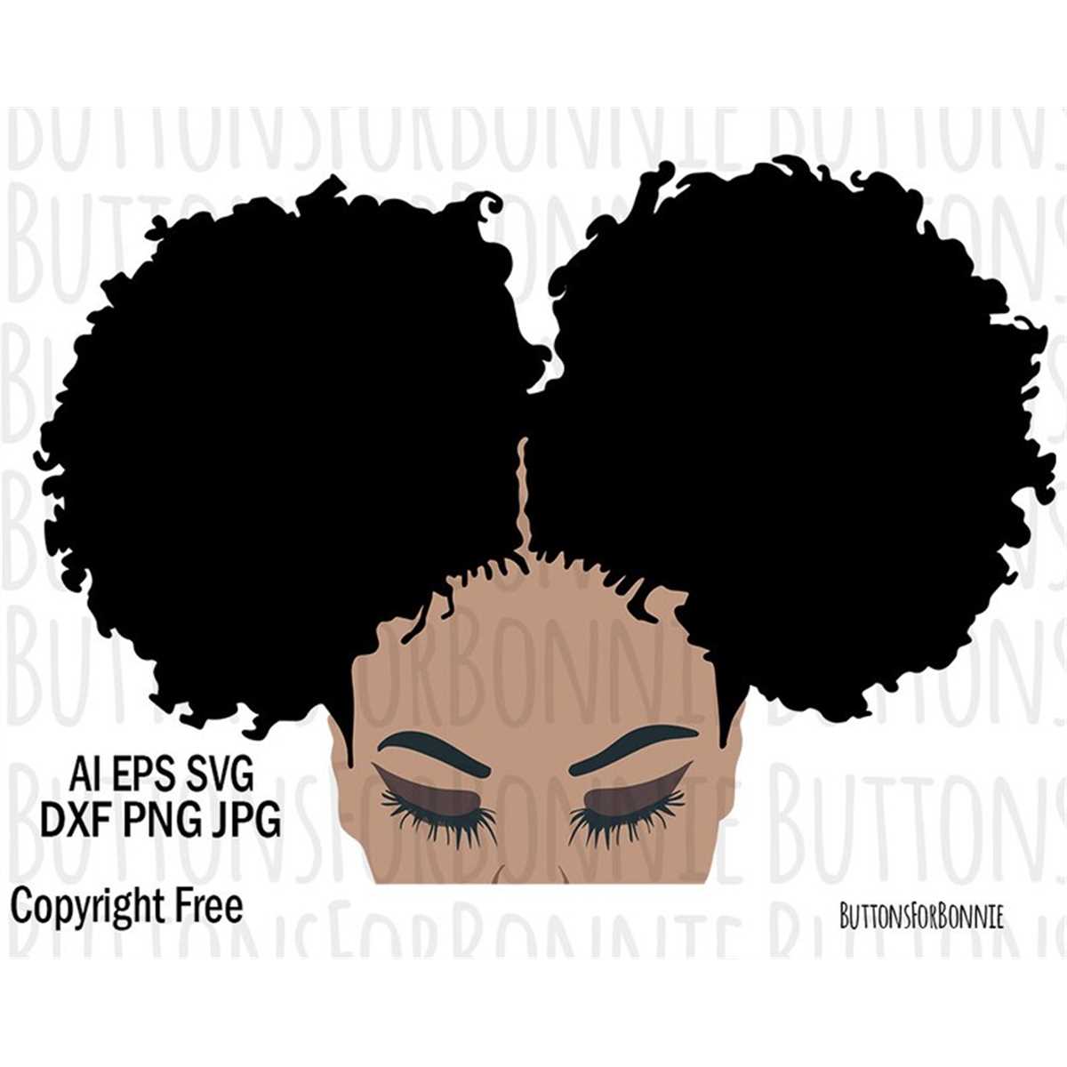Afro SVG, Black Lady SVG, natural hair svg, curly hair svg, | Inspire ...