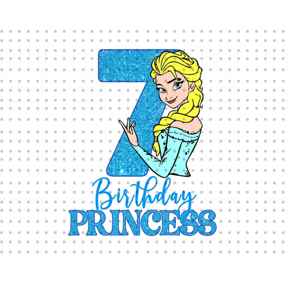 Birthday Princess Png, My 7th Birthday Png, Happy 7th Birthd - Inspire ...