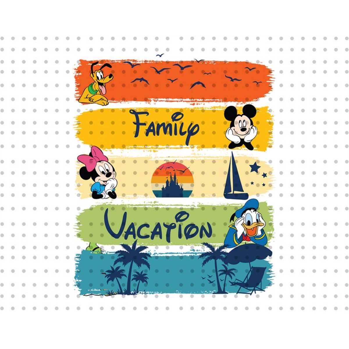 Family Vacation Svg, Summer Vacation Svg, Summer Svg, Mouse - Inspire ...