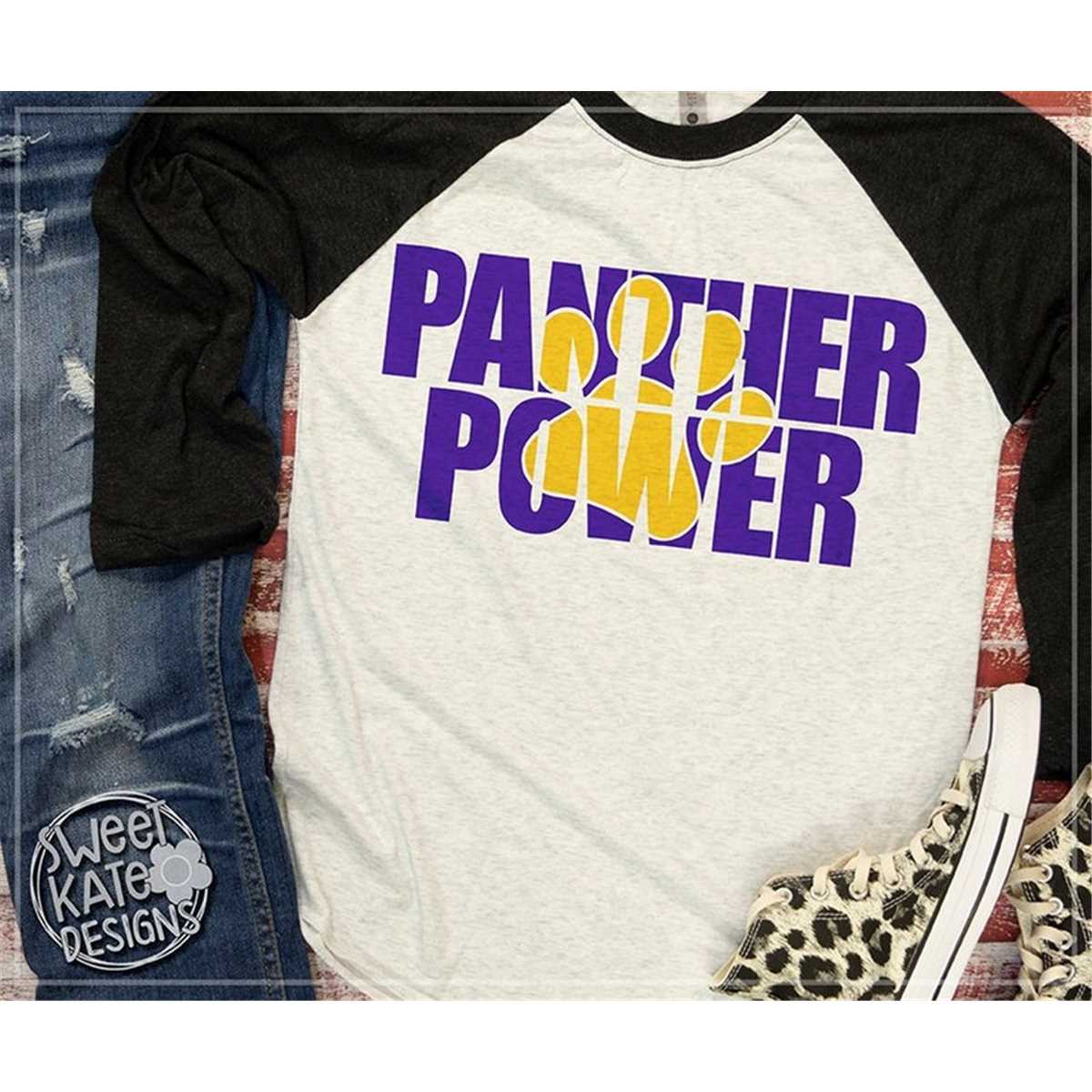 Panther Power, Paw Print, SVG, dxf, eps, jpg, png, Scrapbook | Inspire ...