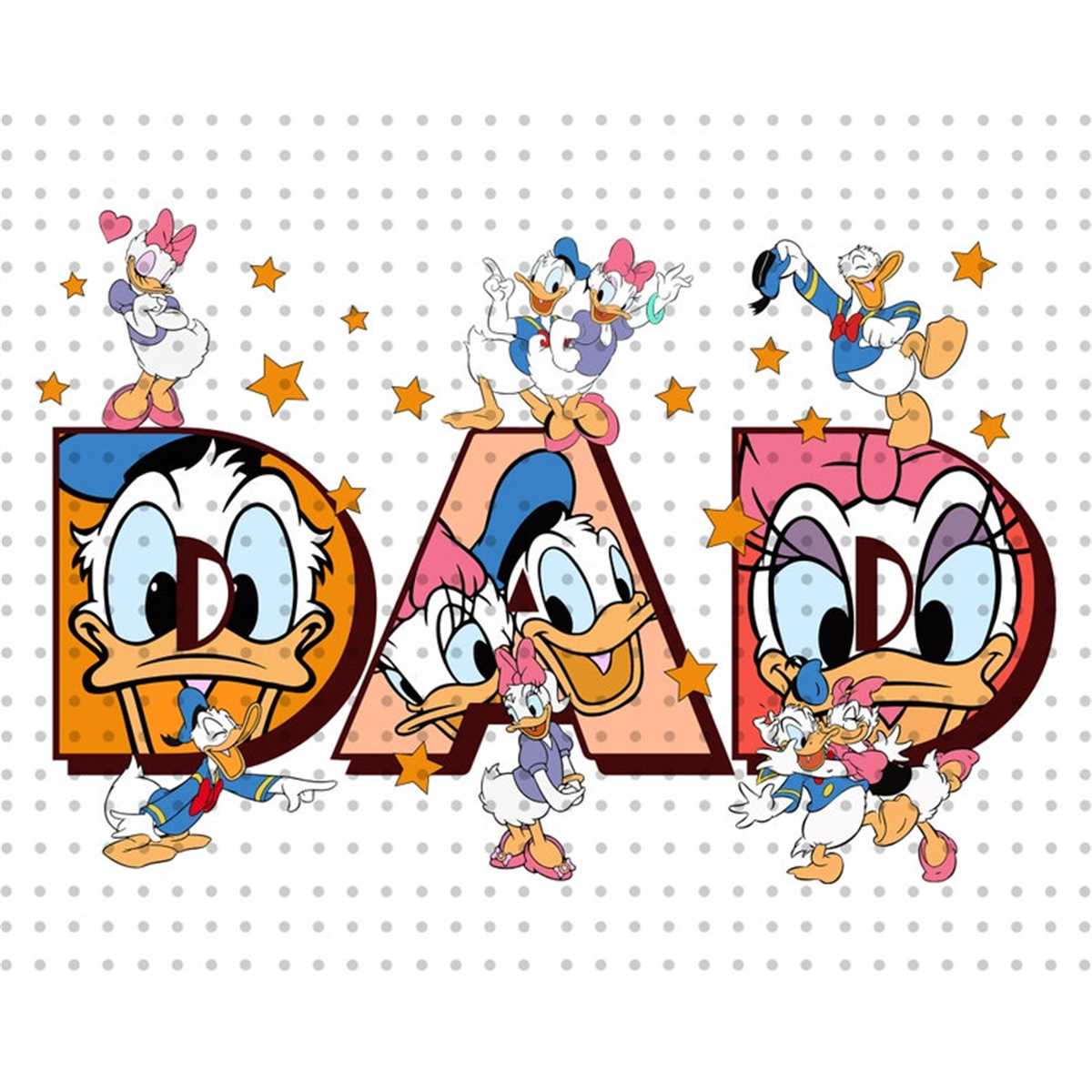 Dad Png, Cute Duck Png, Father's Day Png, Family Matching Sh - Inspire ...