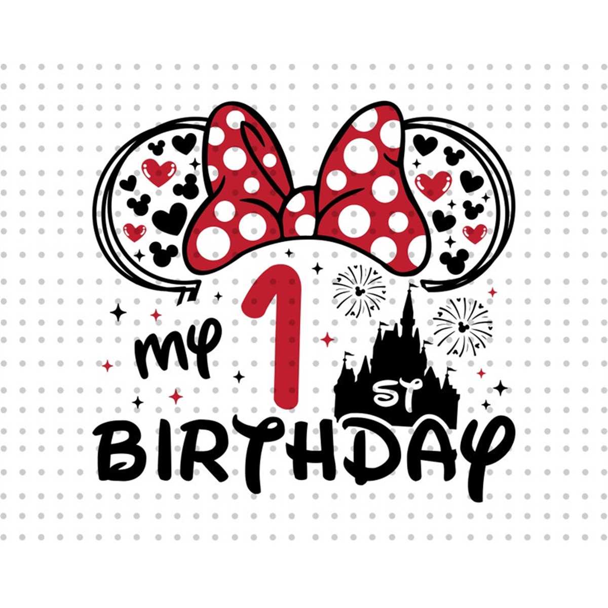 My 1st Birthday Svg, 1st Svg, Gifts for 1 Year, 1st Birthday - Inspire ...