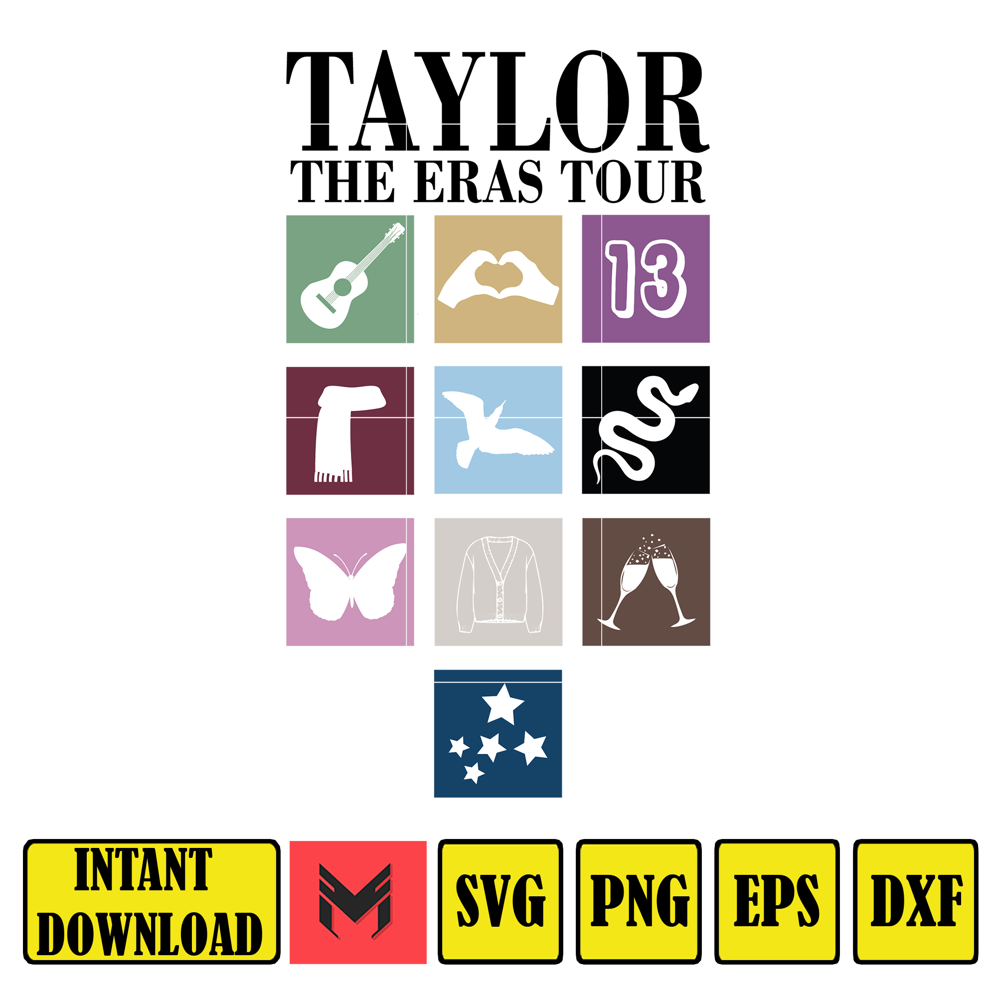 Taylor Swift Svg, The Eras Tour 2023 Svg, Eras Tour Svg, Gif | Inspire ...