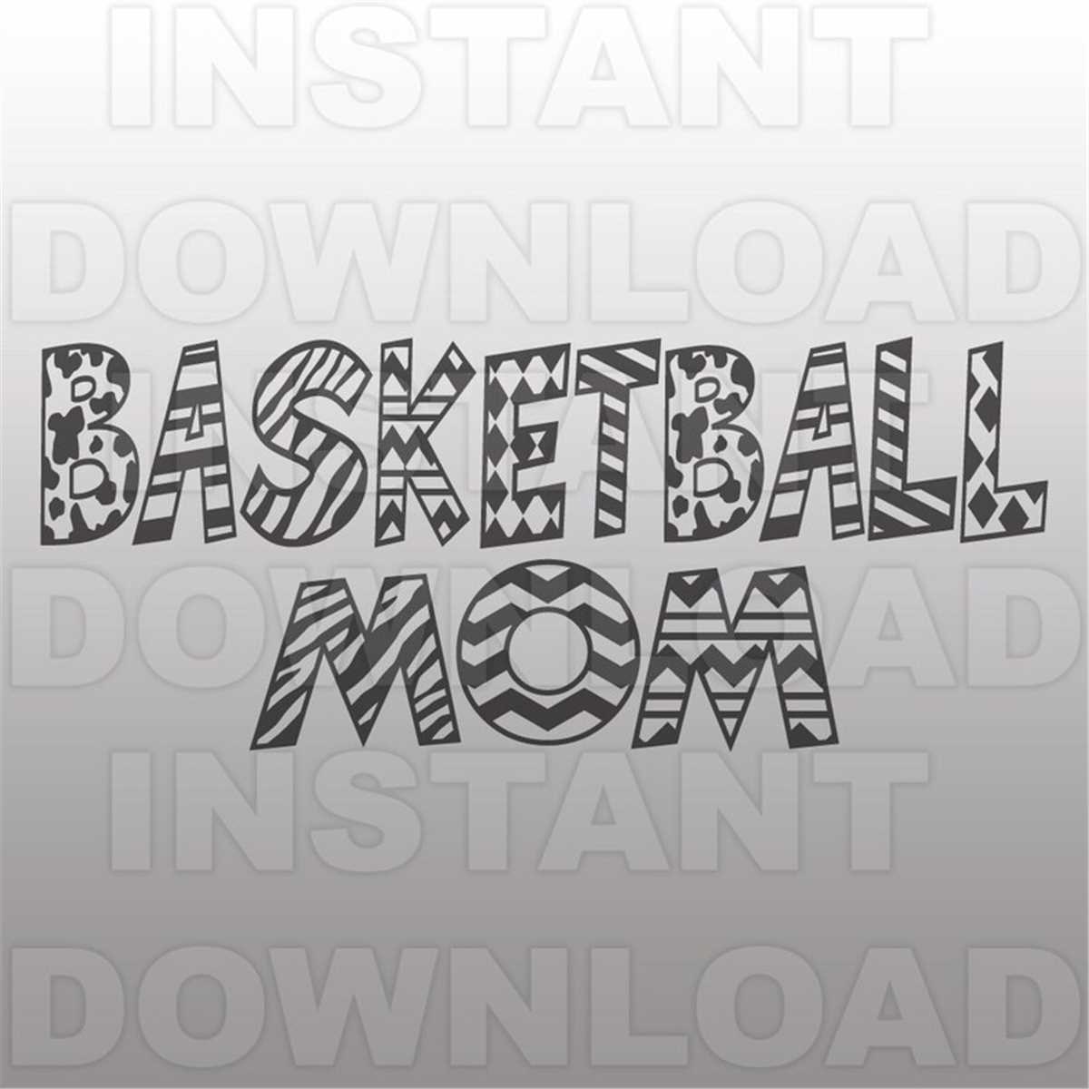 Basketball Mom SVG File - Varsity Sports SVG File - Commerci - Inspire ...