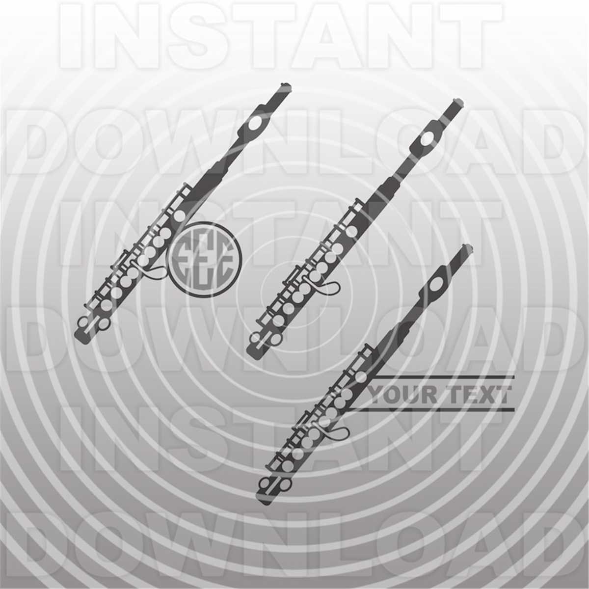 Flute SVG File,Marching Band SVG,Musical Instrument svg -Com - Inspire ...