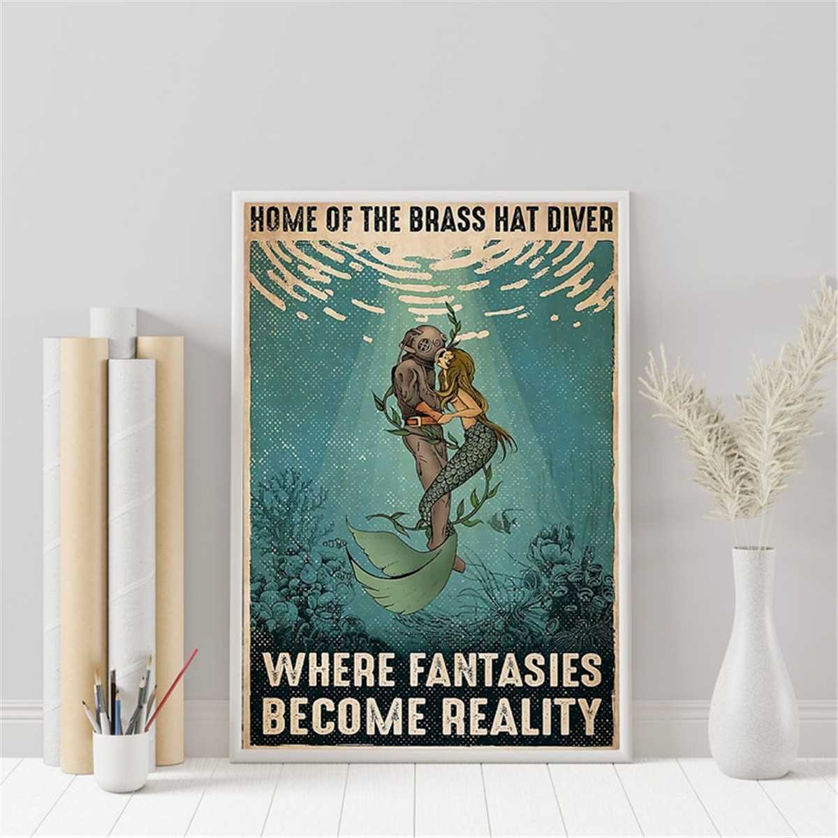 Scuba Diving Home Of The Brass Hat Diver Where Fantasies Bec | Inspire ...