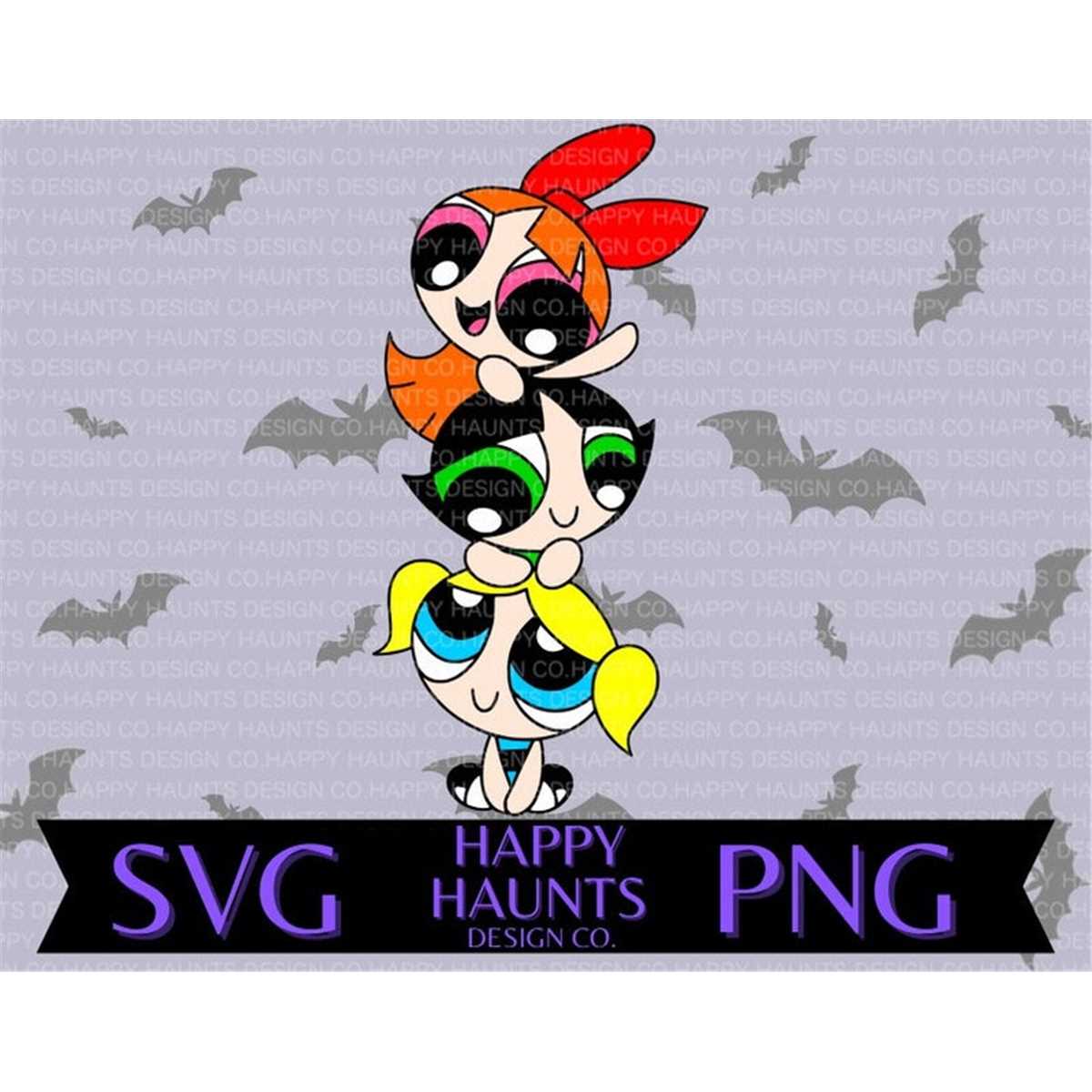 Power puff SVG, easy cut file for Cricut, Layered by colour | Inspire ...