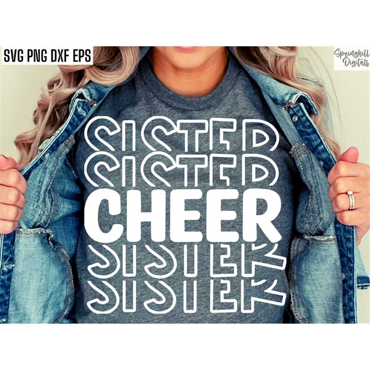 Cheer Sister Svg | Cheerleading Pngs | Cheer Team Cut Files | Inspire ...