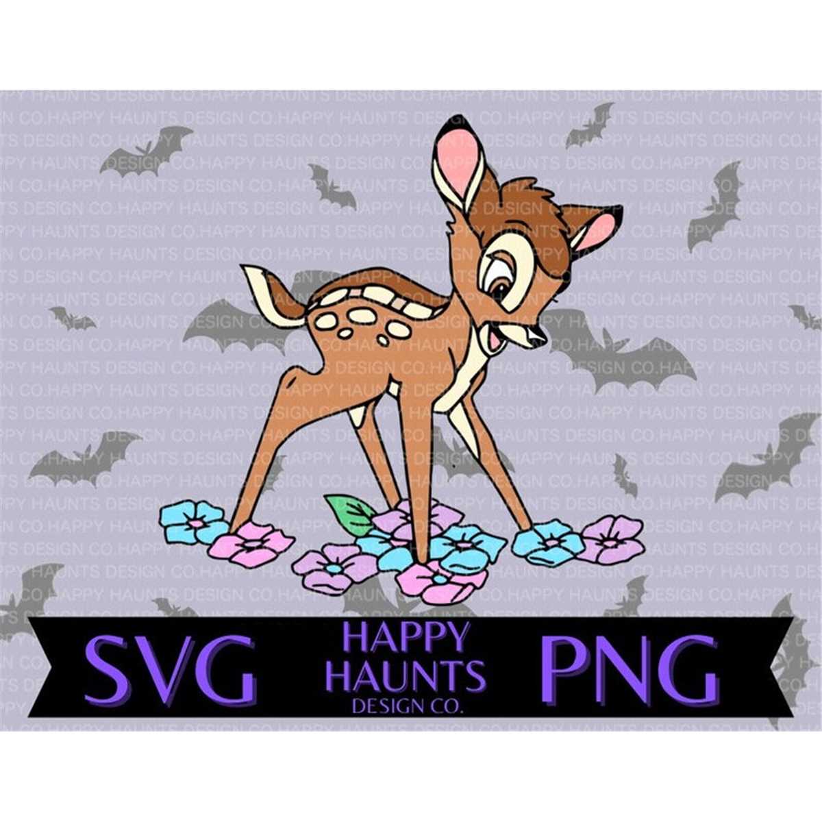 Bambi SVG, easy cut file for Cricut, Layered by colour - Inspire Uplift