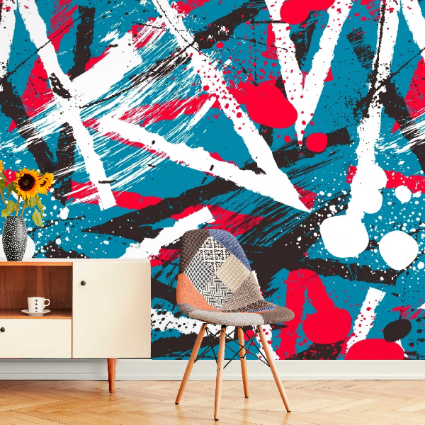 Peel and Stick Graffiti Wall Murals for Game room Decoration | Inspire ...