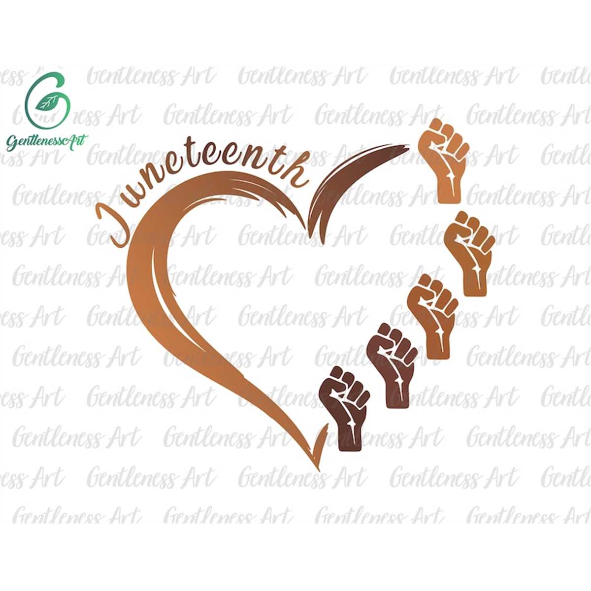 Juneteenth Heart Black Svg, Juneteenth Fist Melanin, Equalit | Inspire ...