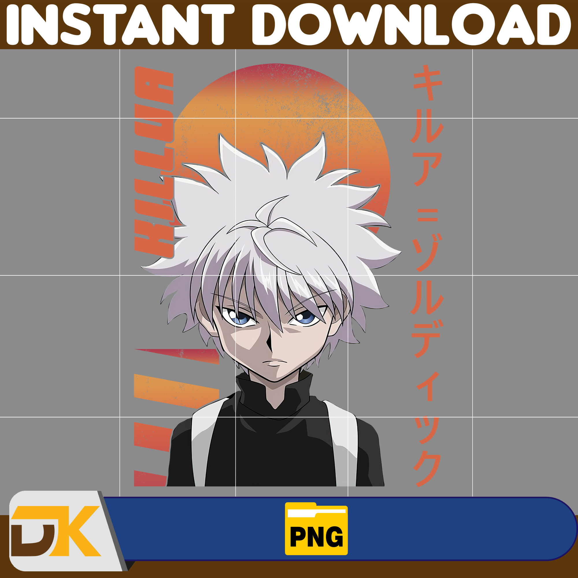 Killua Zoldyck Png, Anime Png, Japanese Png, Anime Silhouett | Inspire ...