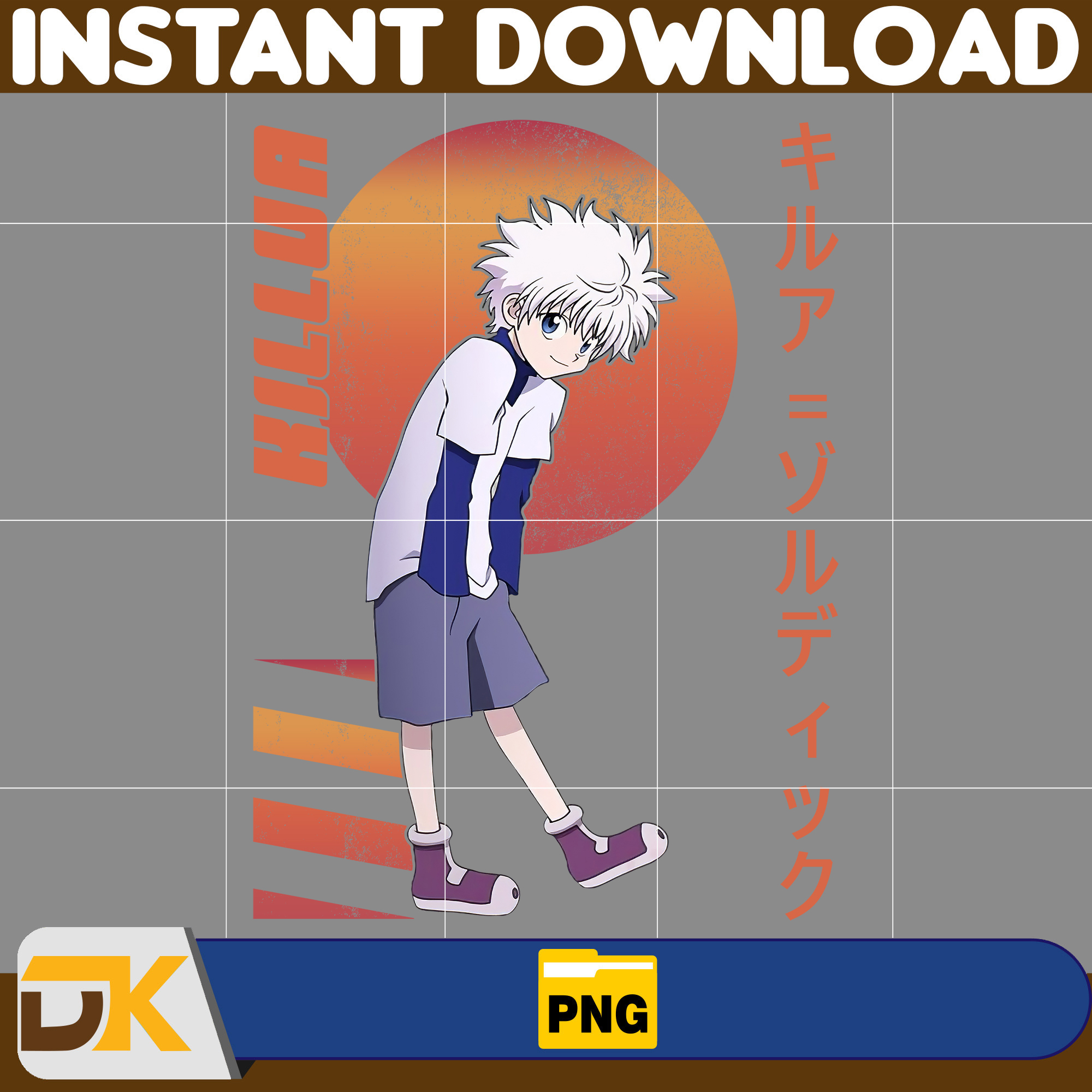 Killua Zoldyck Png, Anime Png, Japanese Png, Anime Silhouett - Inspire ...