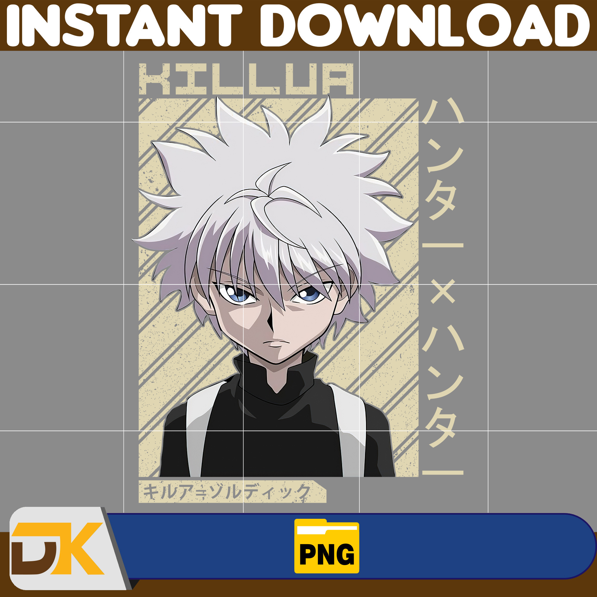 Killua Zoldyck Png, Anime Png, Japanese Png, Anime Silhouett | Inspire ...