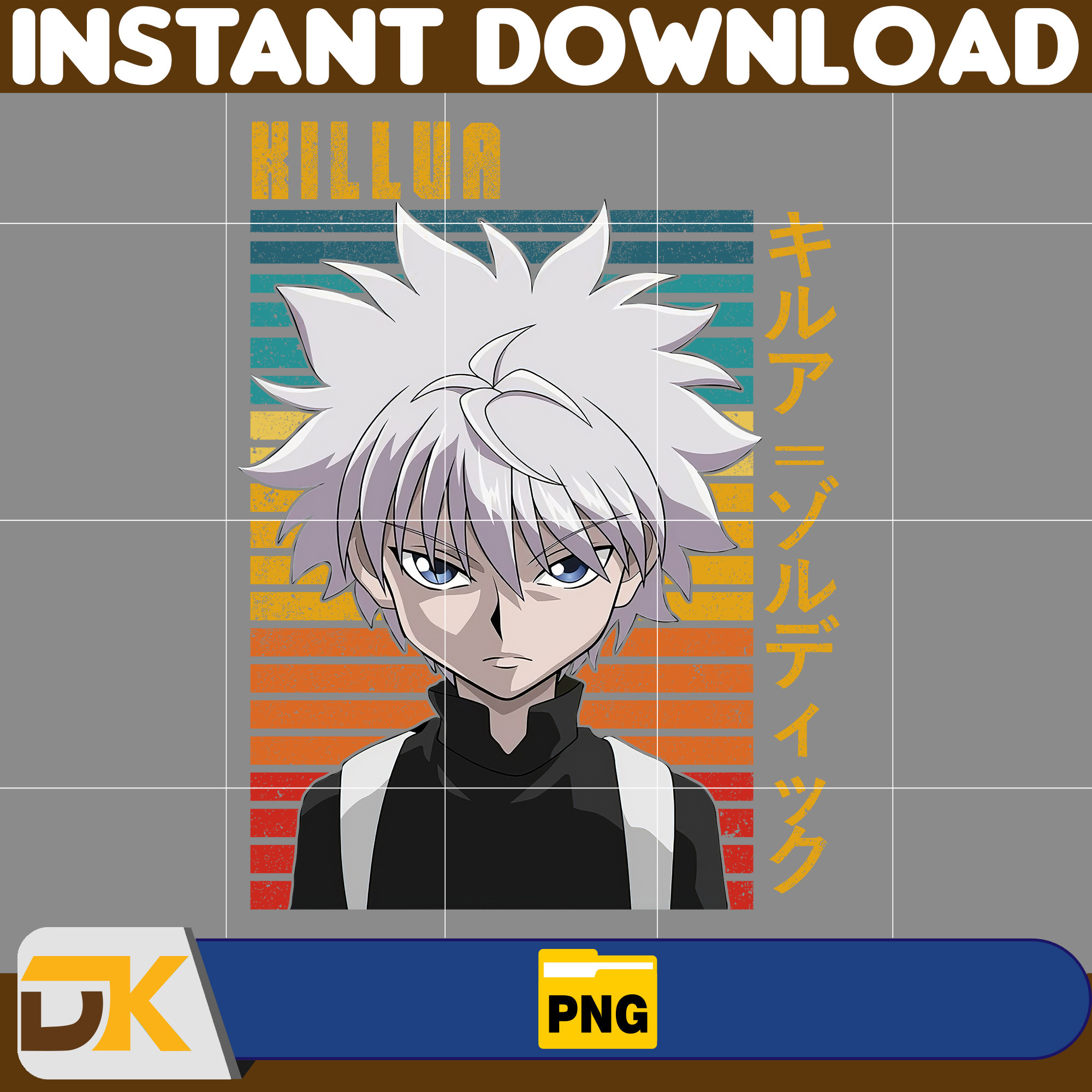 Killua Zoldyck Png, Anime Png, Japanese Png, Anime Silhouett | Inspire ...