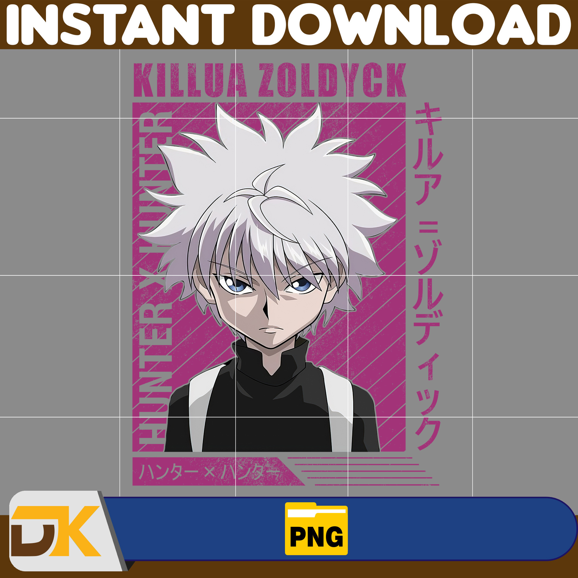 Killua Zoldyck Png, Anime Png, Japanese Png, Anime Silhouett | Inspire ...