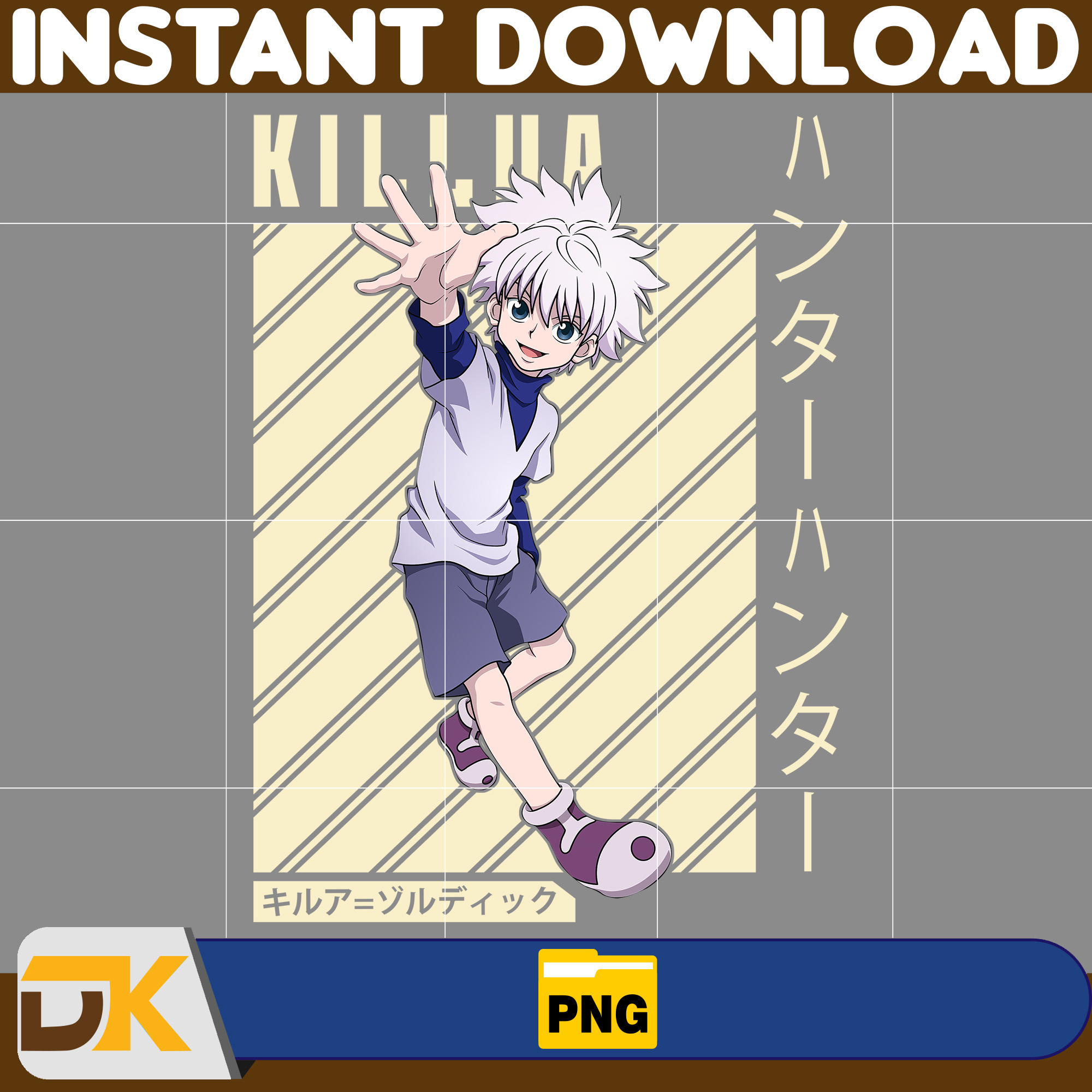 Killua Zoldyck Png, Anime Png, Japanese Png, Anime Silhouett | Inspire ...