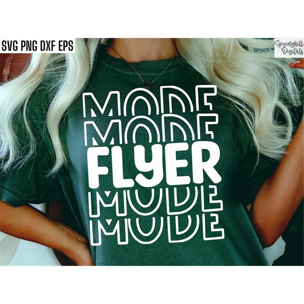 Flyer Mode Svg Cheerleading Pngs Cheer Team Cut Files Inspire