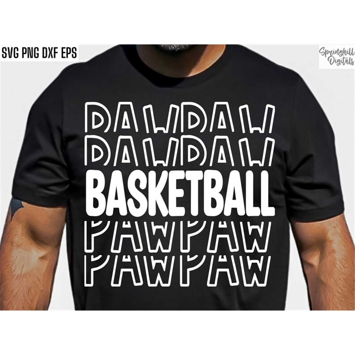 Basketball Papa Svg | Basketball Grandpa Pngs | Matching Fam | Inspire ...
