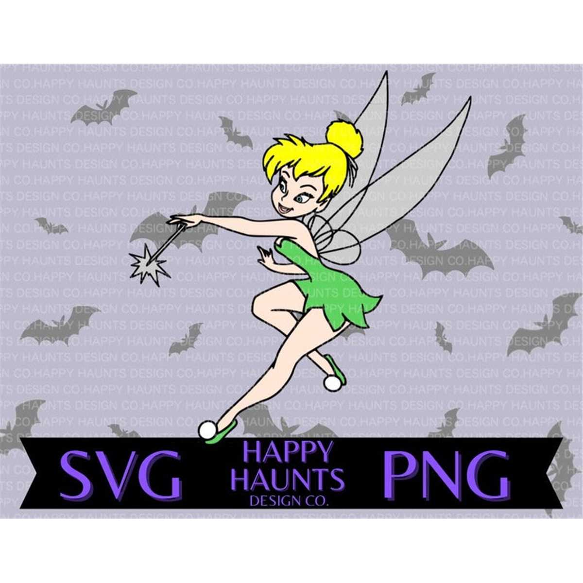 Tinkerbell SVG, easy cut file for Cricut, Layered by colour - Inspire ...