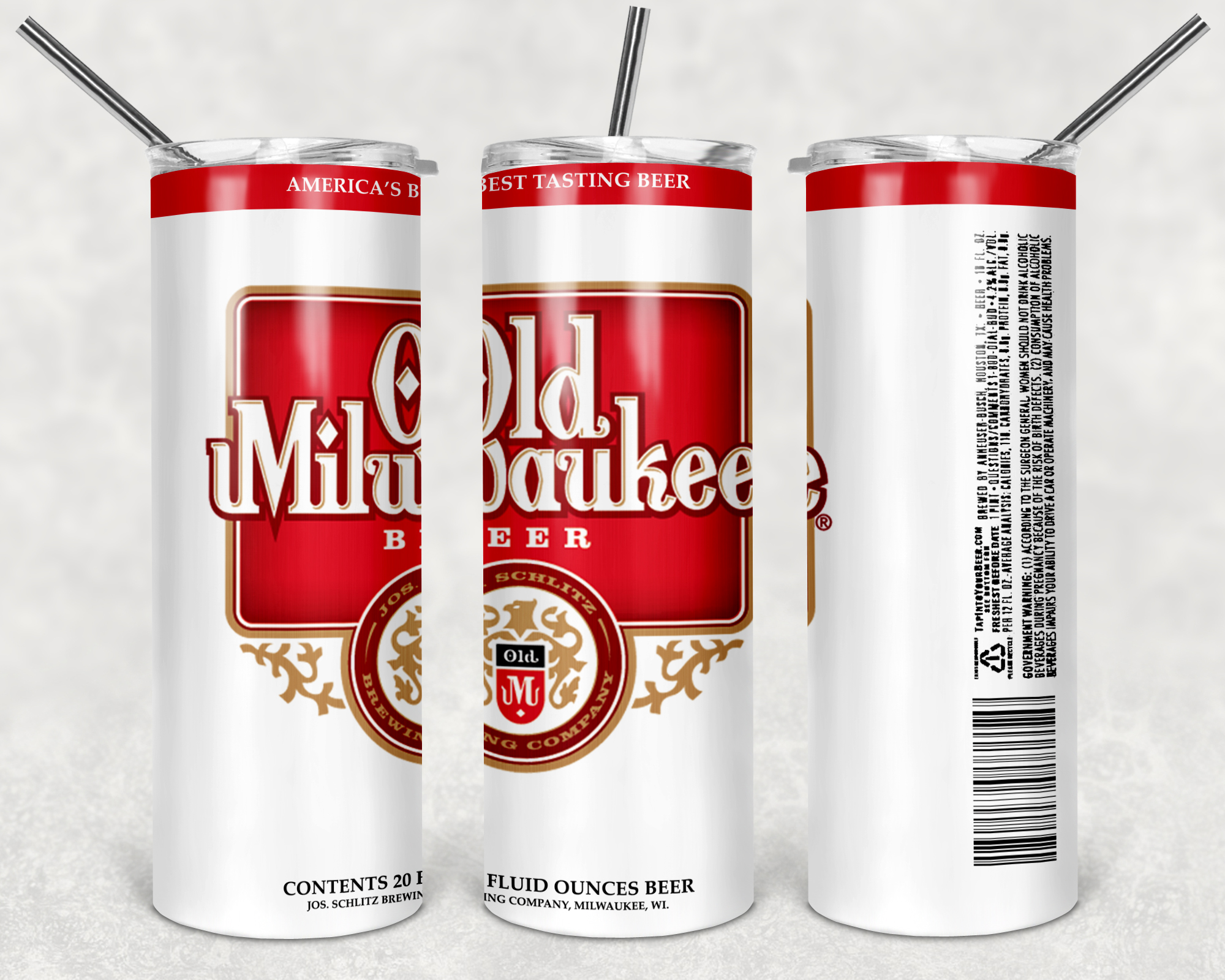 Old Milwaukee Tumbler Wrap Design - PNG Sublimation Printing | Inspire ...