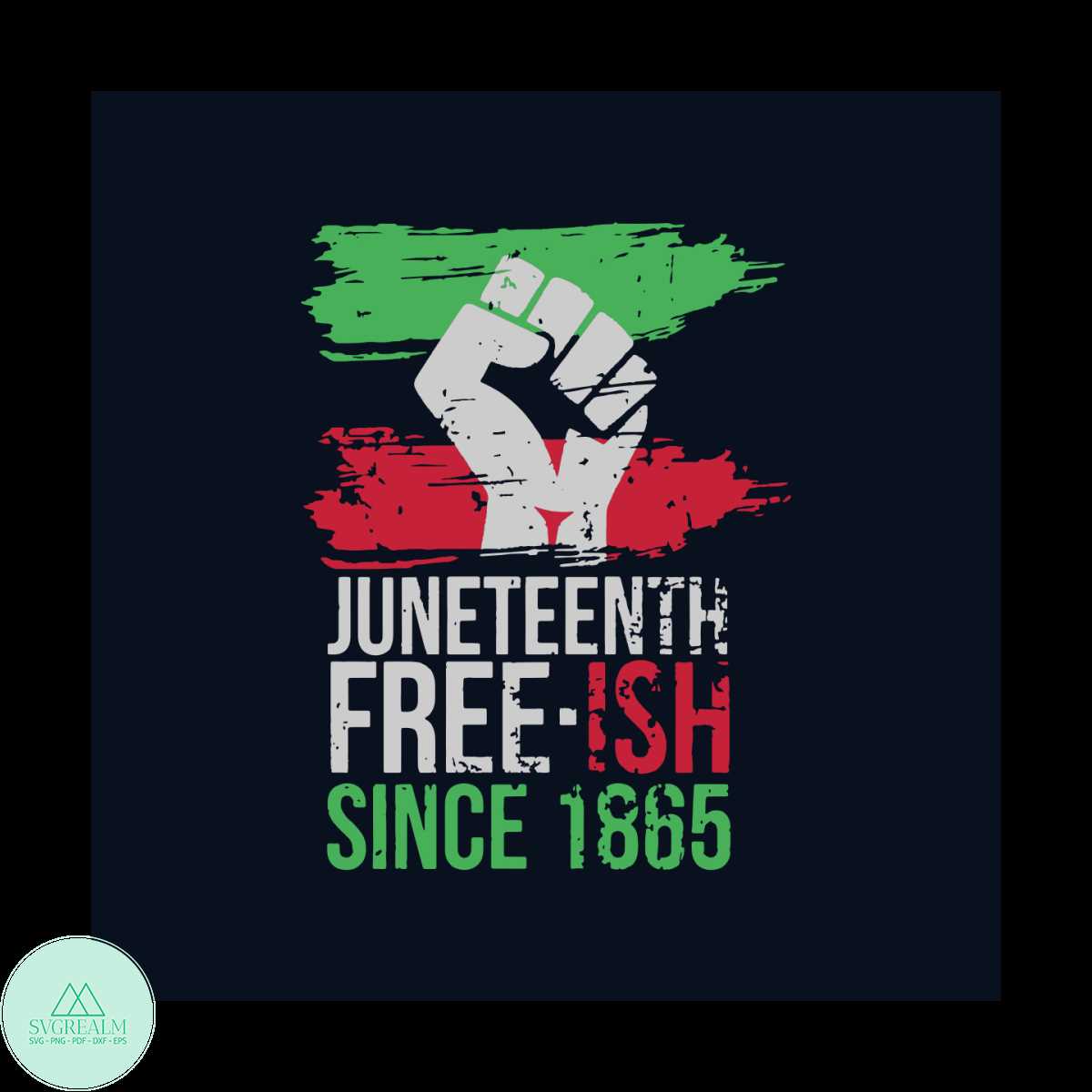 Juneteenth Free Ish Since 1865 Svg, Juneteenth Svg, Juneteen | Inspire ...