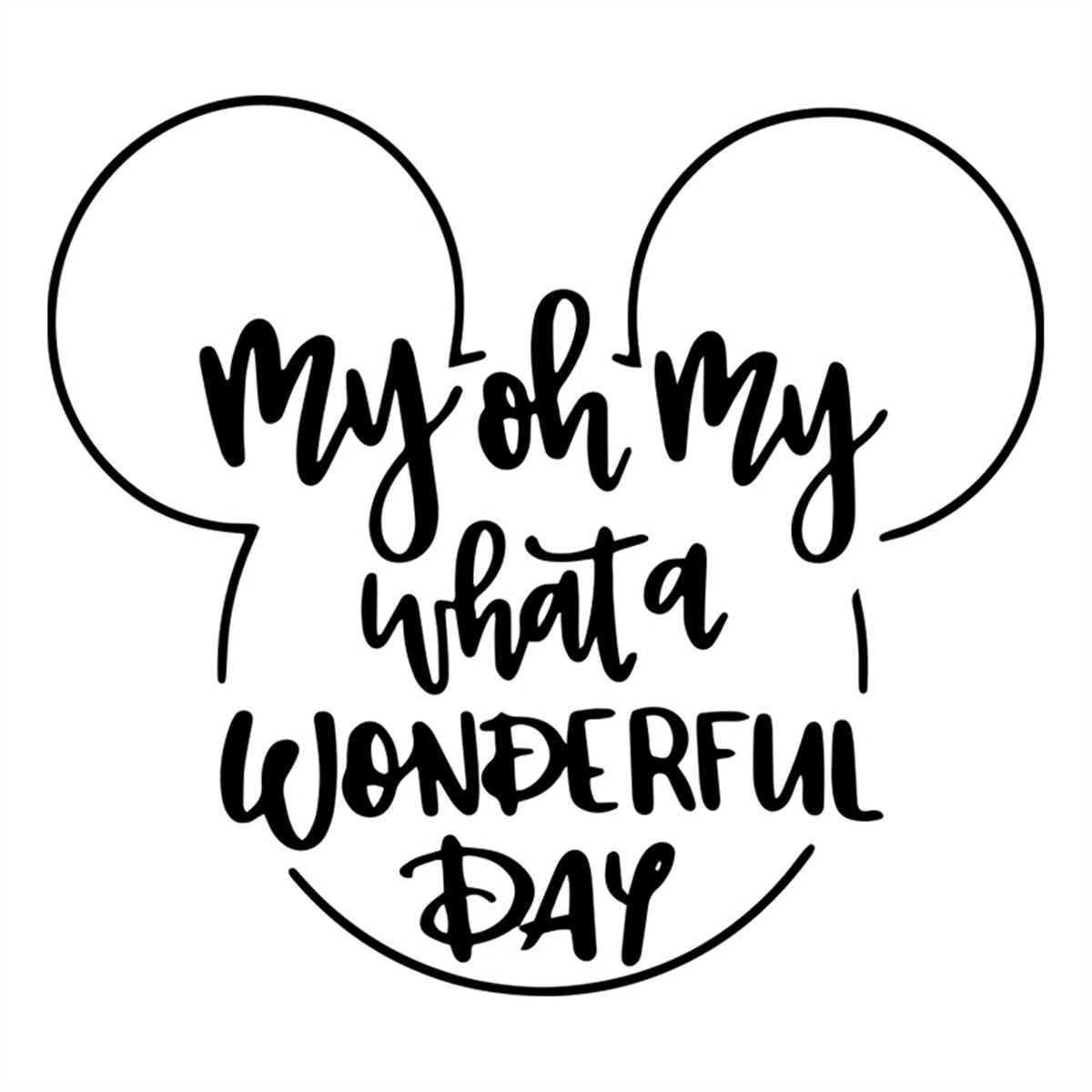 My Oh My, What A Wonderful Day,svg - Inspire Uplift