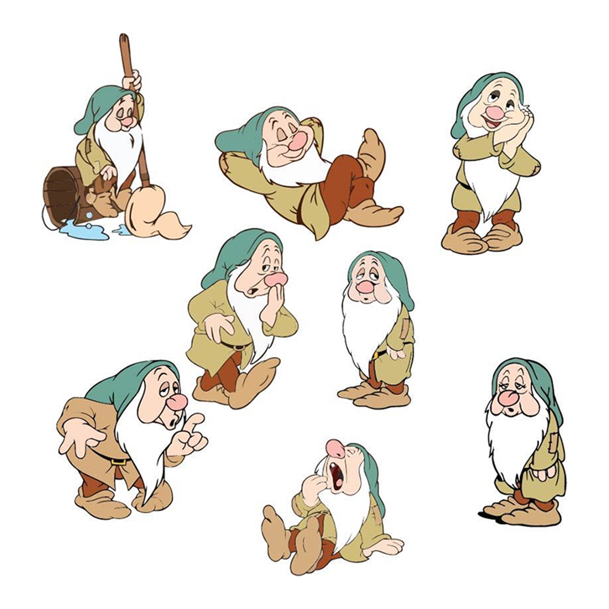 Sleepy dwarf, Sleepy dwarf svg, dwarf, dwarf svg, snow white | Inspire ...
