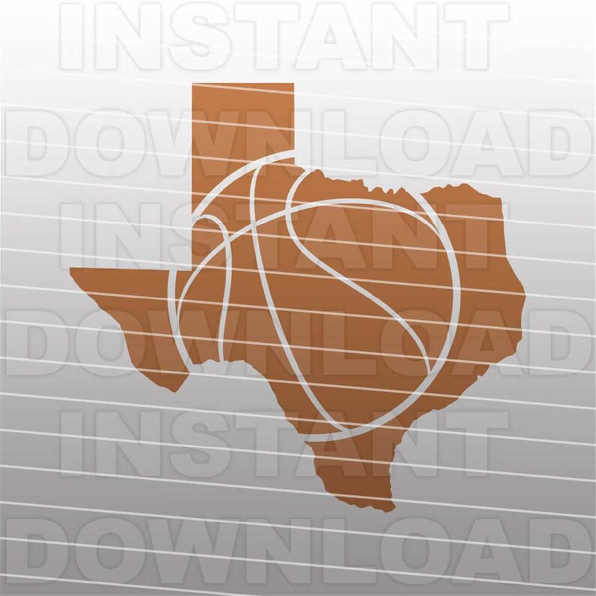 Basketball SVG File,Texas SVG File,Cut File-Vector Clip Art - Inspire ...