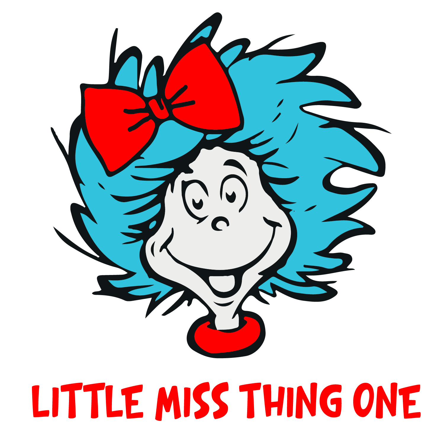 Little Miss Thing One Svg, Dr seuss Svg, Dr seuss hat Svg, T | Inspire ...