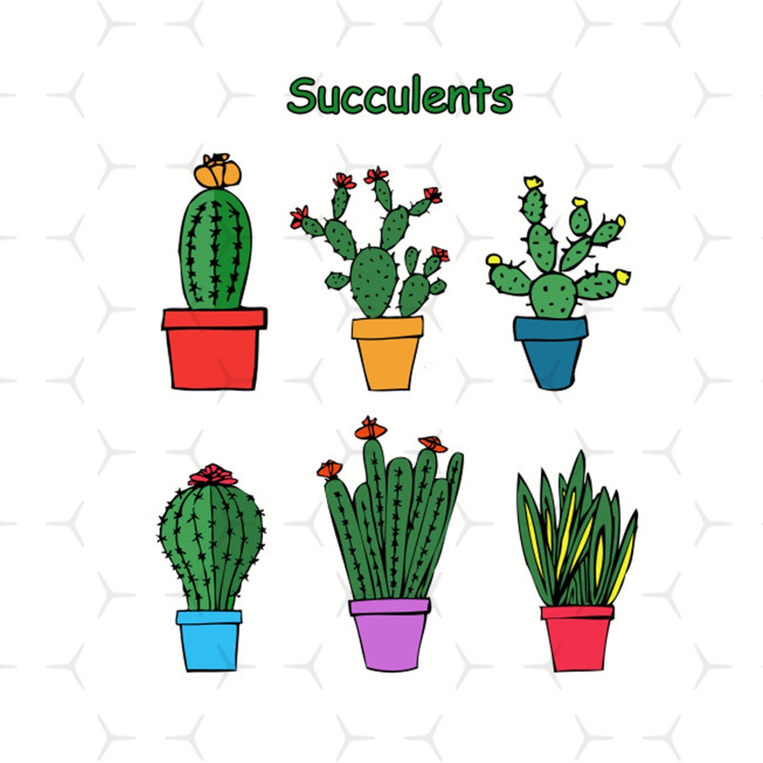 Succulents Bundle Svg, Flower Svg, Succulents Svg, Funny Gar | Inspire ...