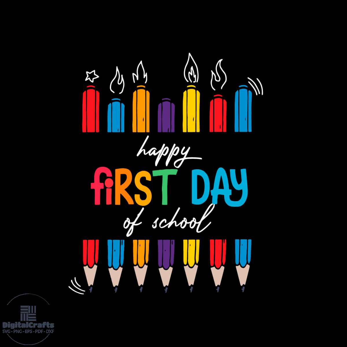 Back To School Shirt Svg First Day School Vector, Cute Gift | Inspire ...