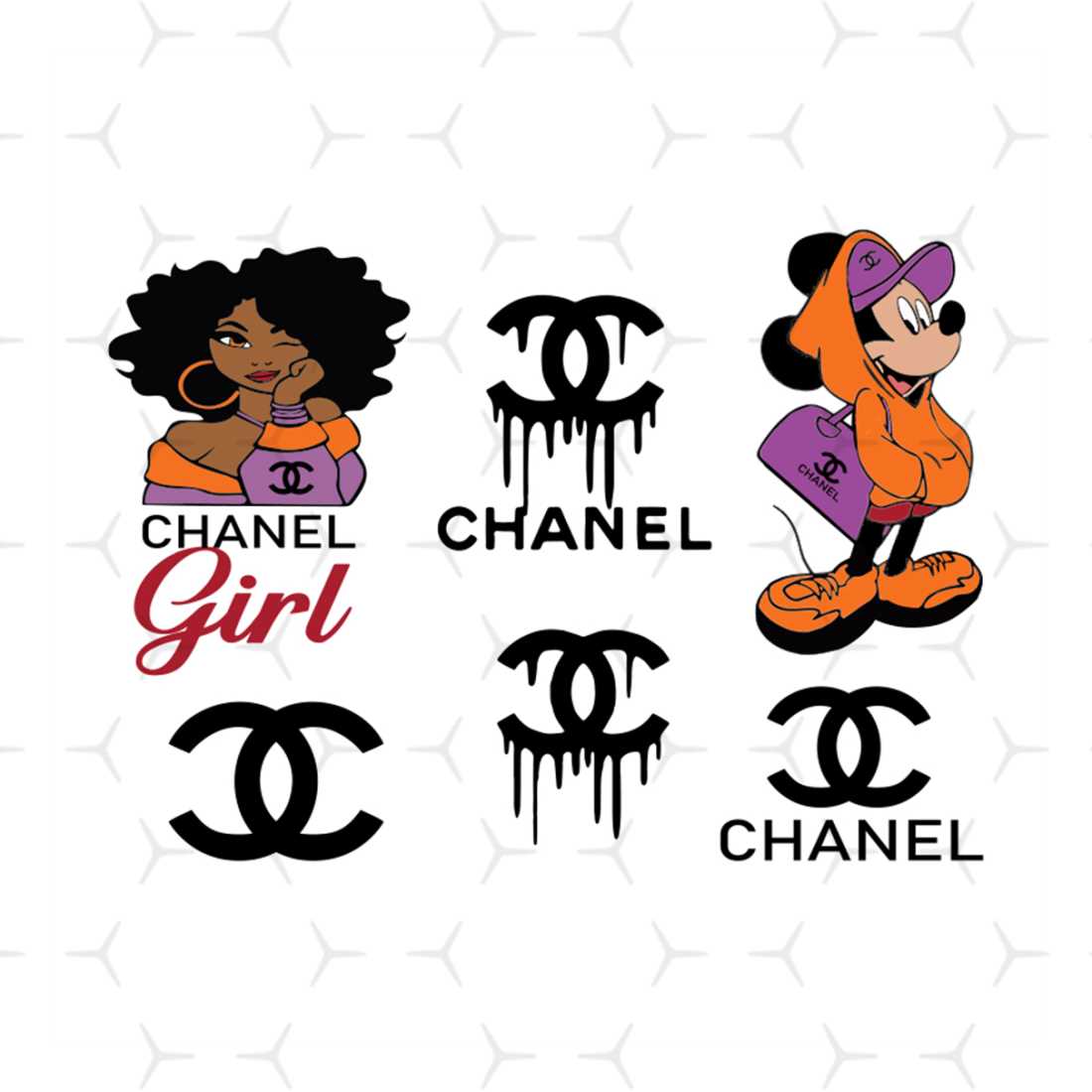 Chanel Logo Bundle Svg, Brand Svg, Chanel Svg, Chanel Girl S - Inspire ...