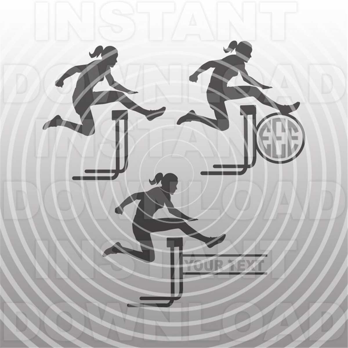 Womens Hurdles SVG File,Hurdler svg,Track Field svg -Vector | Inspire ...