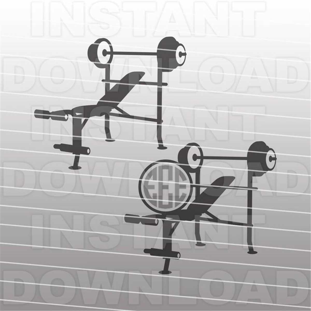 Weight Bench SVG File,Workout SVG,Gym SVG,Muscles svg -Vecto | Inspire ...