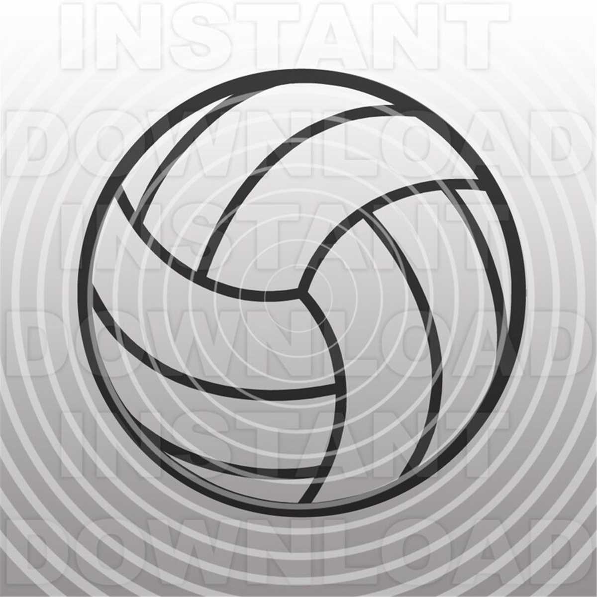 Volleyball SVG File,Girls Volleyball SVG File -Commercial & | Inspire ...