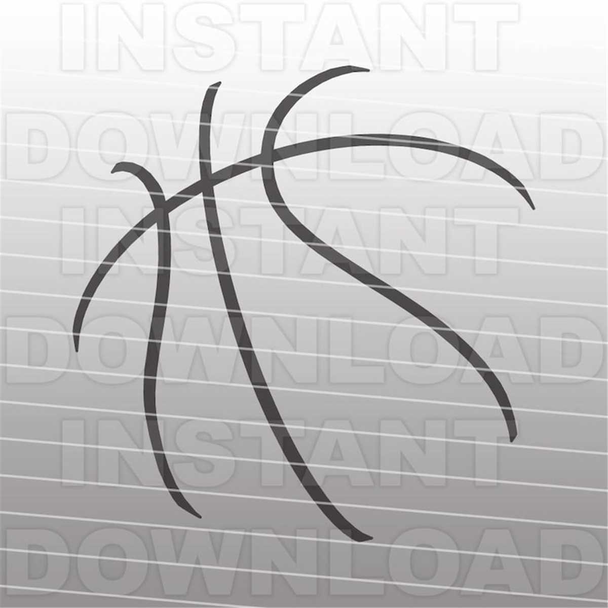 Basketball SVG File,Basketball Seams SVG,Cutting Template-Ve | Inspire ...